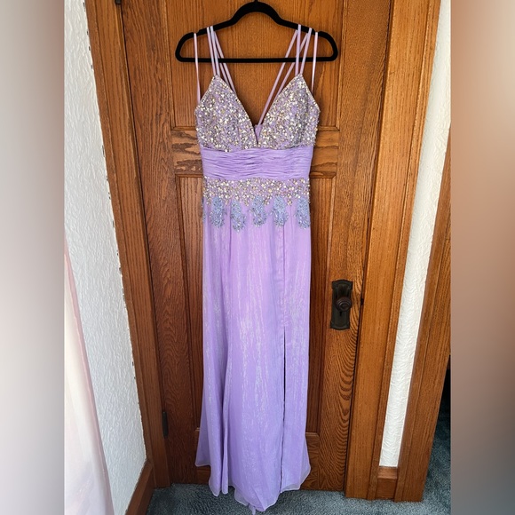 Night Moves Prom Collection | Dresses | Iridescent Lilac Purple Evening ...